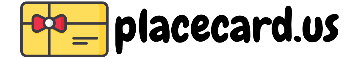 2024 Printable Place Card Template (Free) & Easy Printable Place Card Maker