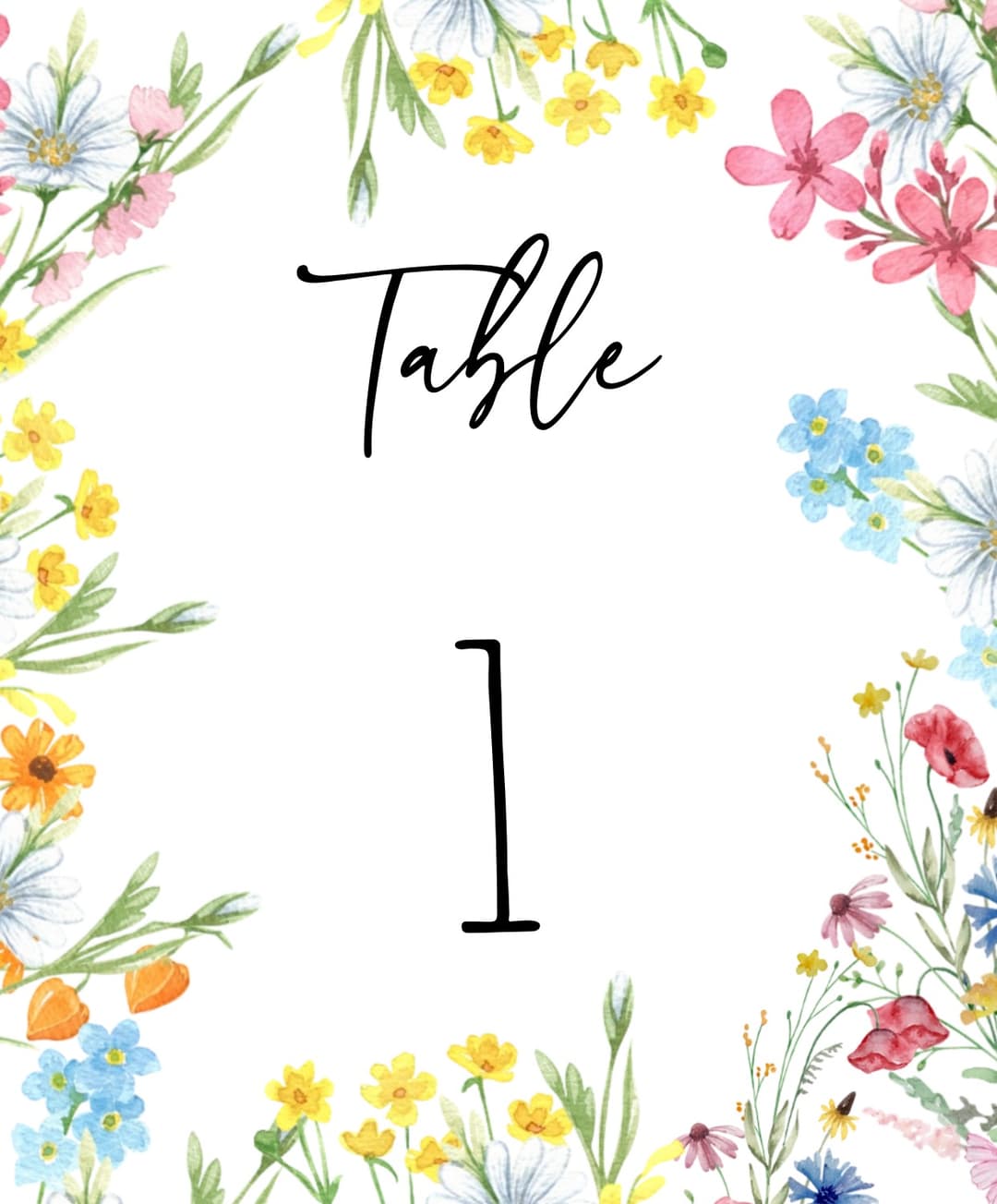 Printable Table Numbers 1-30 Instant Download: A Step-by-Step Guide for ...